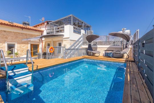 伊拉克利翁克里特岛特拉普萨诺之家，最多可容纳8人(Thrapsano House at Iraklion Crete for up to 8 ...