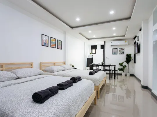 P3 Silom Large 2beds Full Kitchen Wifi 4-6pax - Bangkok