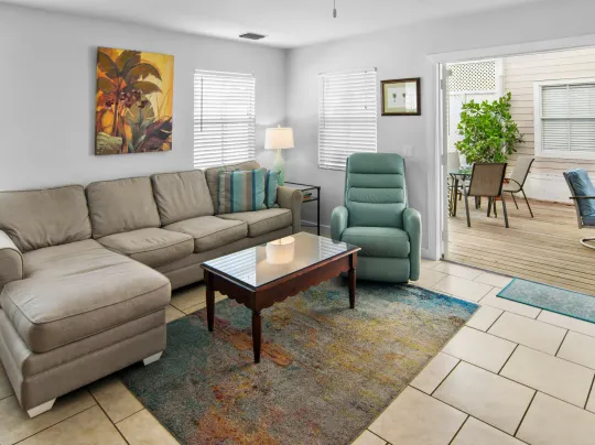 Tropical Gardens And Private Outdoor Patio - Elegant Mediterranean Escape - Key West, FL