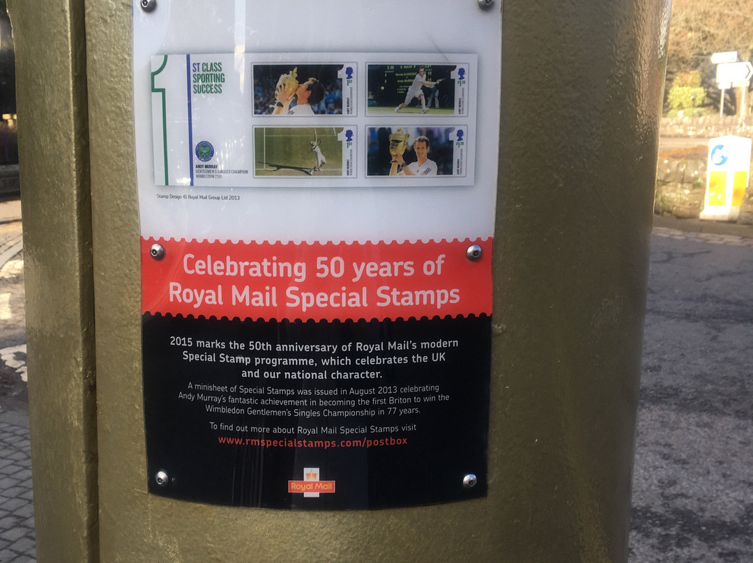 2024年9月Andy Murray's Gold Post Box景点攻略-Andy Murray's Gold Post Box门票预订 ...