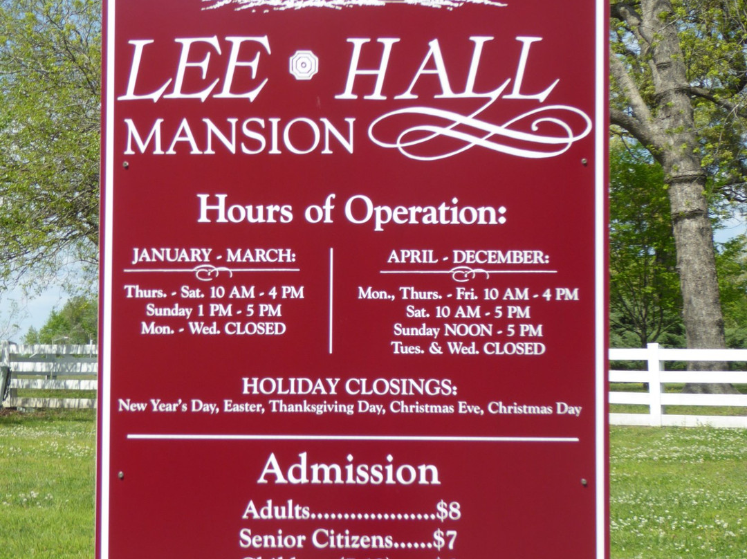 2023年12月Lee Hall Mansion景点攻略-Lee Hall Mansion门票预订|地址|图片-Lee Hall ...
