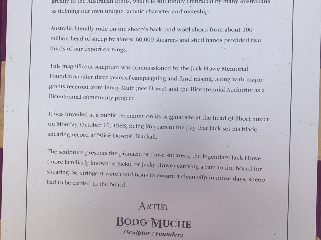 2024年3月Jackie Howe Statue景点攻略-Jackie Howe Statue门票预订|地址|图片-Jackie Howe ...