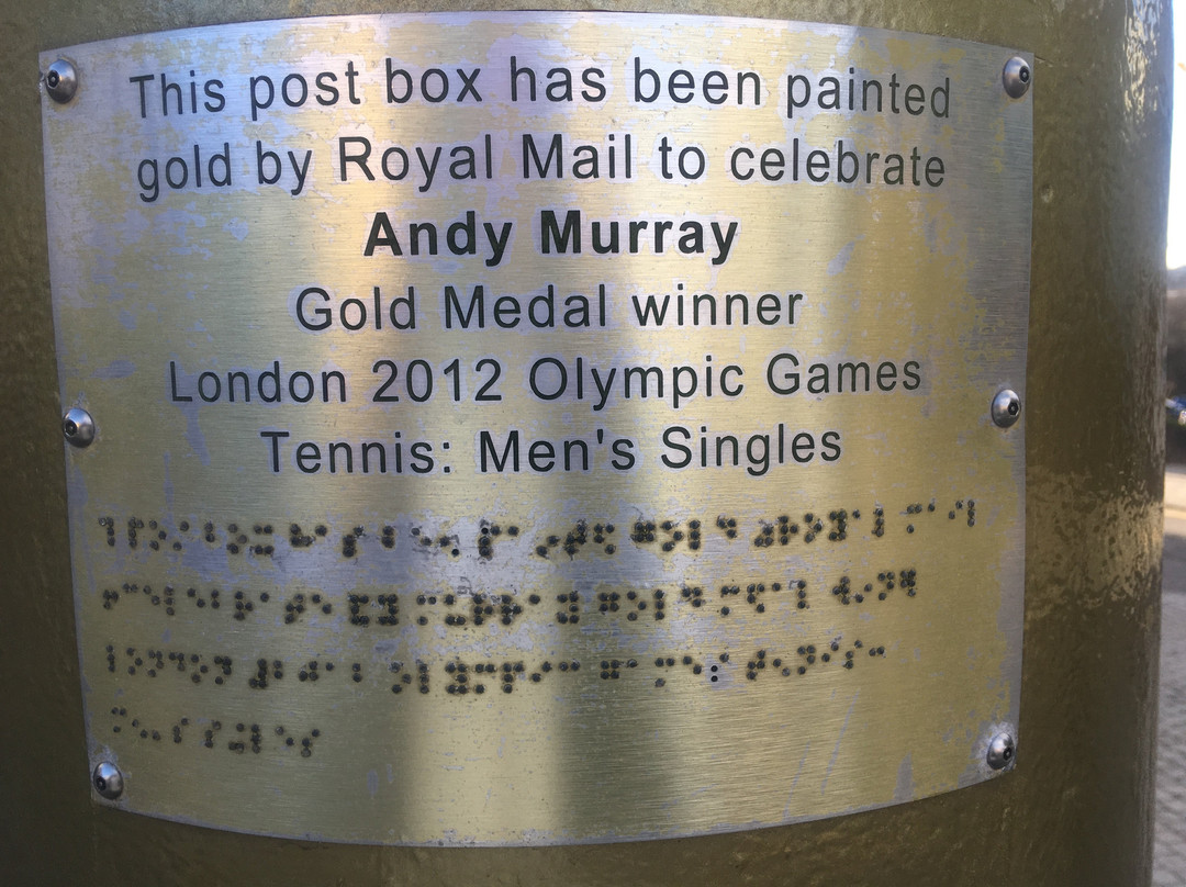 2024年9月Andy Murray's Gold Post Box景点攻略-Andy Murray's Gold Post Box门票预订 ...