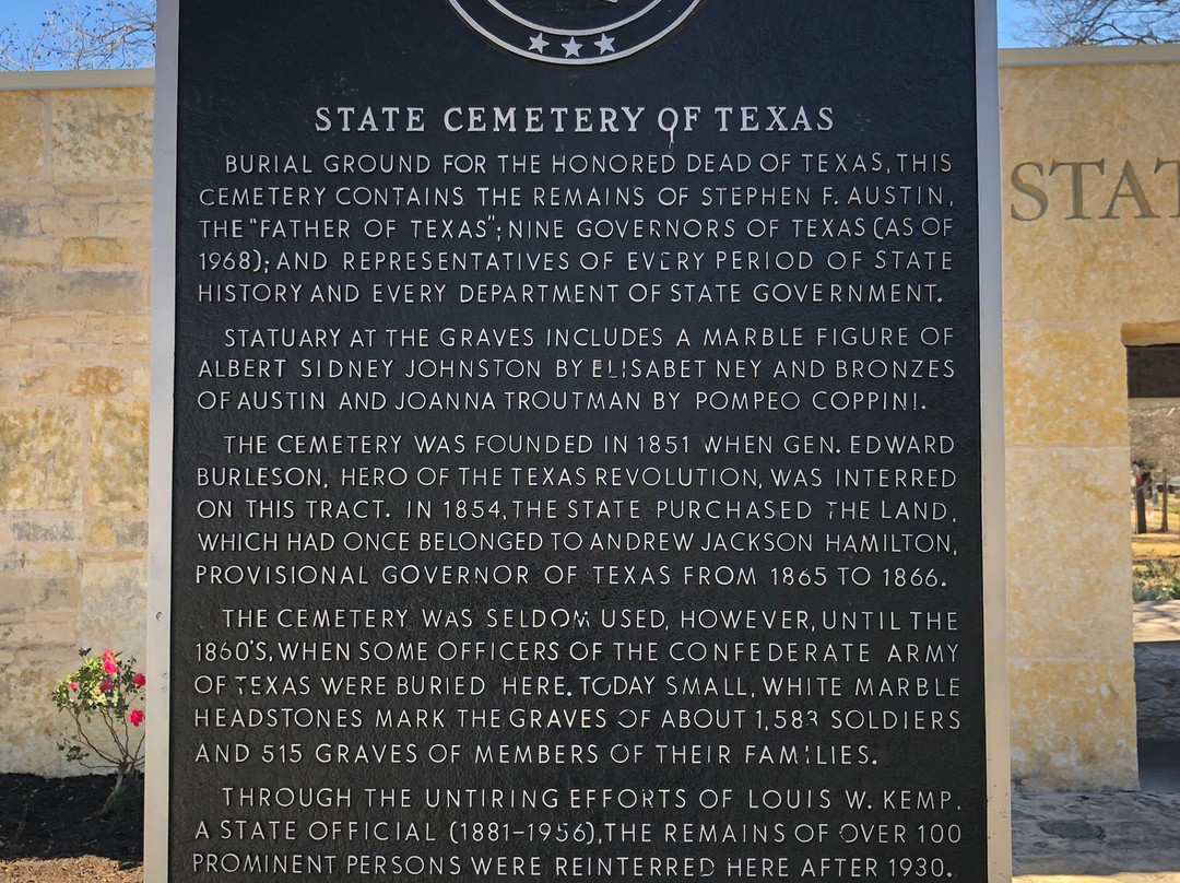 2023年11月Texas State Cemetery景点攻略-Texas State Cemetery门票预订|地址|图片-Texas State Cemetery景点点评-猫途鹰