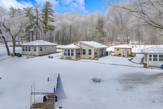 在Buffalo湖的Montello 小屋，带码头和篝火坑！(Montello Cabin on Buffalo Lake w/ Dock ...