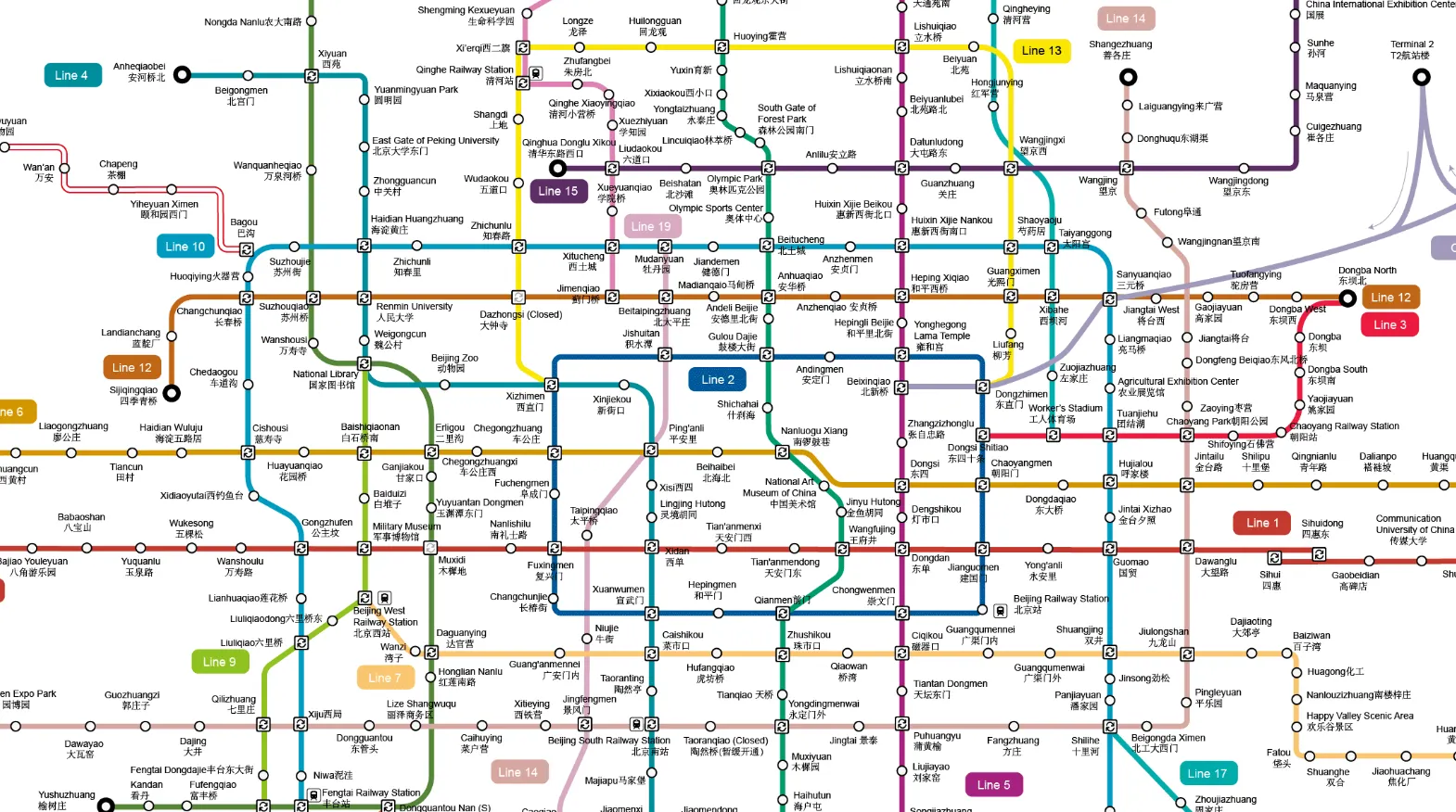 Beijing Metro Map 2026 Updated Subway Lines Stations Routes
