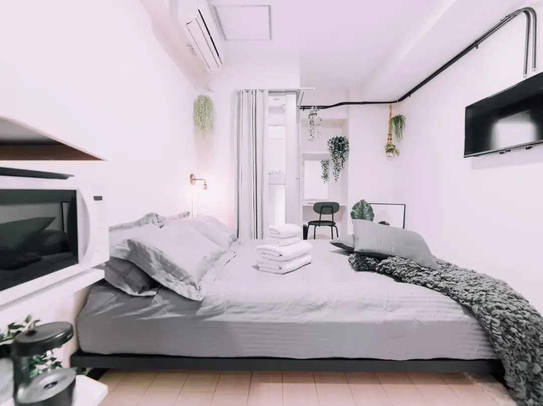 Minimalist Loft 6: Namba Compact Studio & 24/7 Gym Access 1 - Osaka